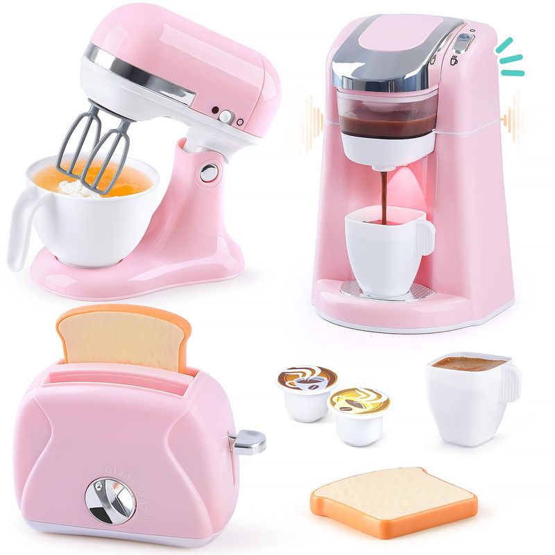 Play Kitchen Appliances Toys - Kids Kitchen Playset Accessories ...
