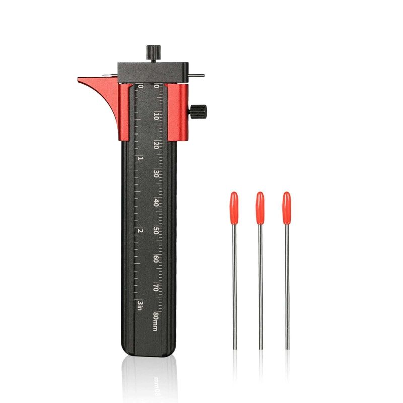 Parallel Scribing Craft Line Ruler + 3 Pins for Gundam Model Building ...