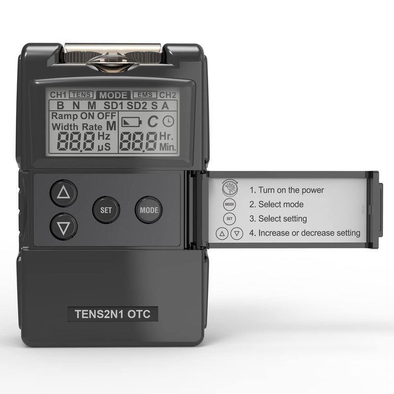 Therapist’s Choice TENS Unit and EMS Muscle Stimulator ComboOTC TENS ...