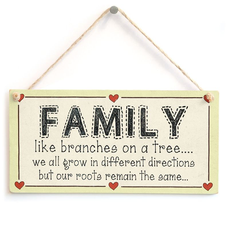 Family Like Branches on a Tree we All Grow in Different Directions but ...