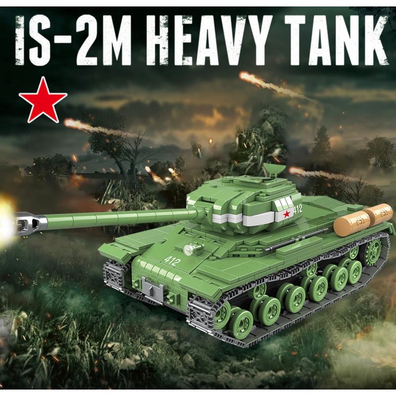 General Jim's Military Themed WW2 Building Blocks Tank Sets for World ...