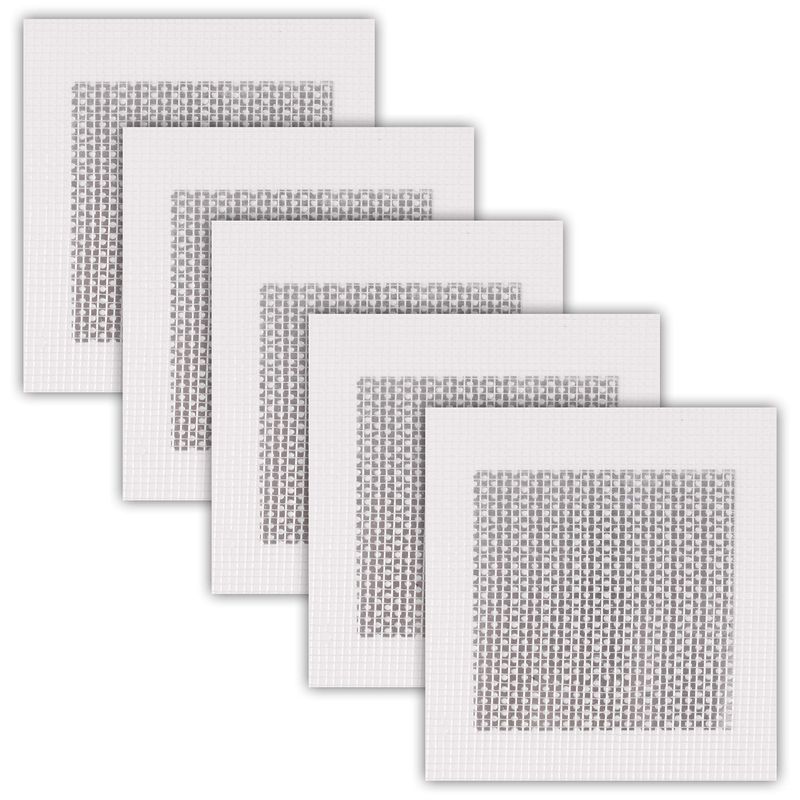 5X Adhesive Sticky Mesh Wall Patches - 10cm x 10cm - Repair Holes in ...
