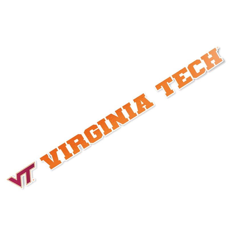 Desert Cactus Virginia Tech Sticker Hokies VT Name Logo Vinyl Decal ...
