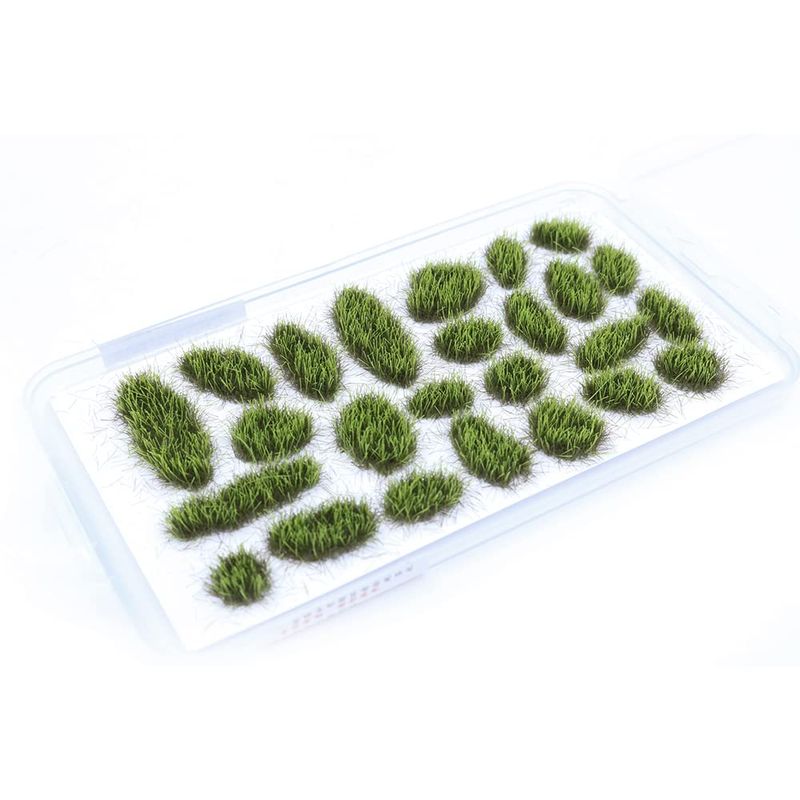 Tiardey 32pcs Static Grass Tuft 6 mm Self Adhesive Static Grass Railway ...