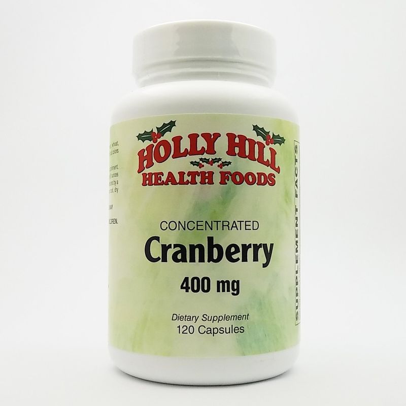 Holly Hill Health Foods, Cran-Max Concentrated Cranberry 400 MG, 120 ...