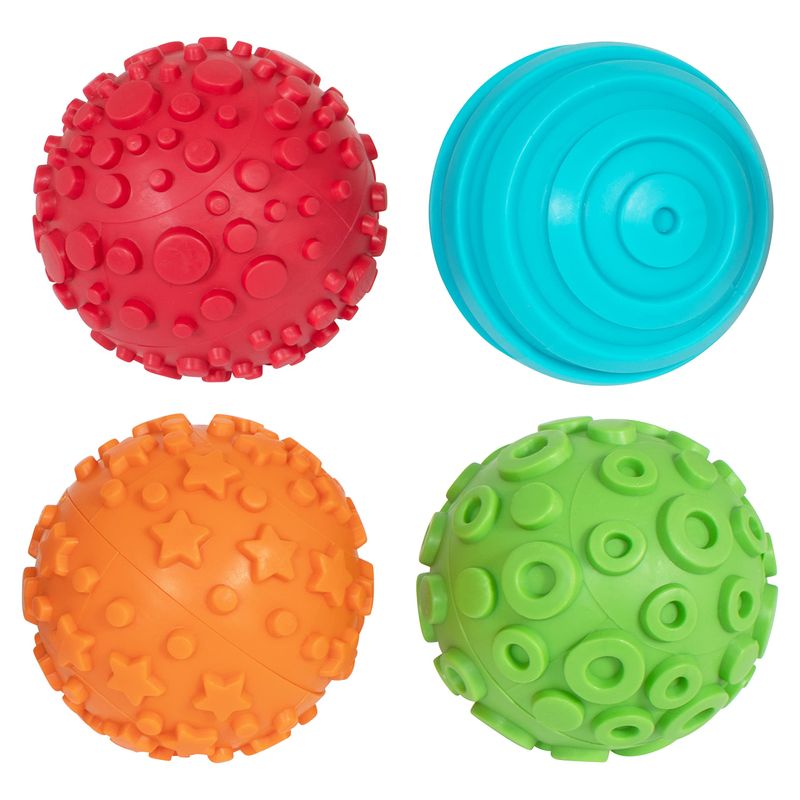 READY 2 LEARN Paint and Dough Texture Spheres | Set of 4 | Ages 2+ | Mix and Match Sensory Toys ...