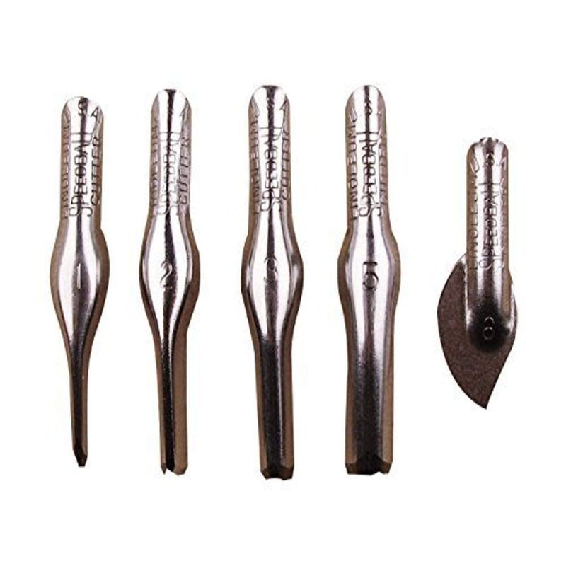 Speedball Lino Cutter Assortment Set, Blades, 1x Cutters #1 To #6, Lino ...