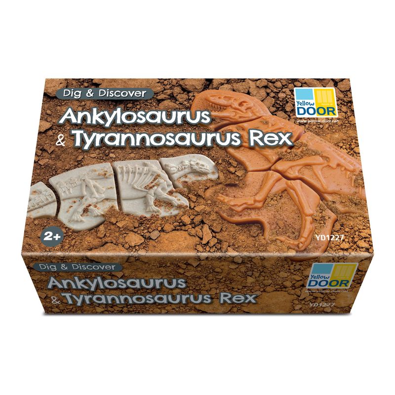Yellow Door Dig and Discover - Ankylosaurus & Tyrannosaurus Rex |Early ...