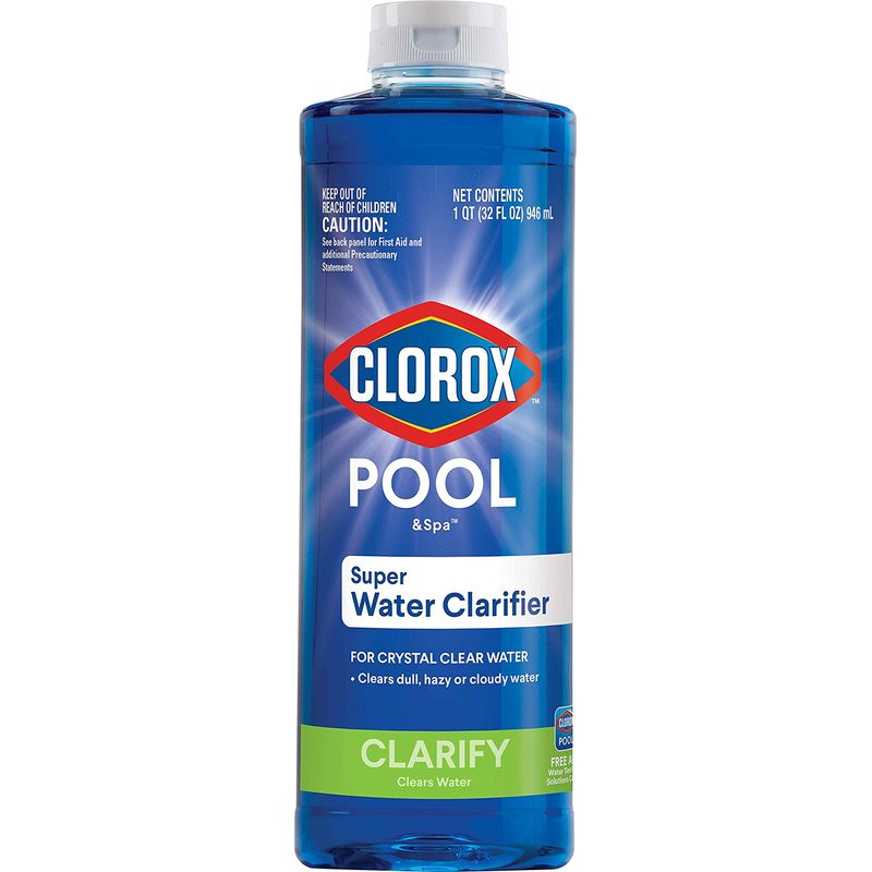 Clorox Pool&Spa 58232CLX Super Water Swimming Pool Clarifier, 1-Quart ...