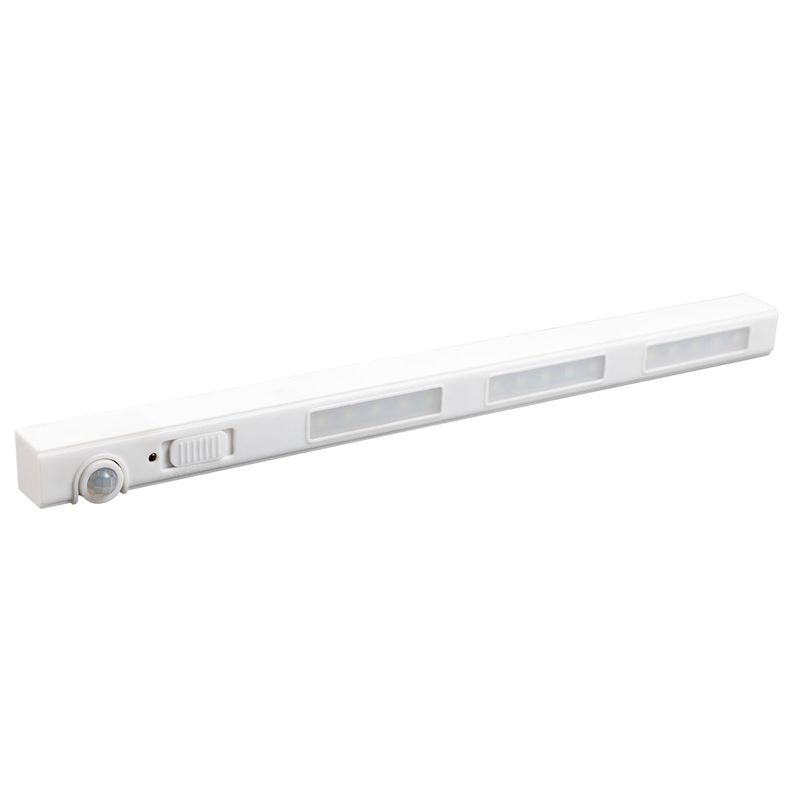 Wireless Motion Sensor LED Strip Light - Battery Powered Wall Mountable ...