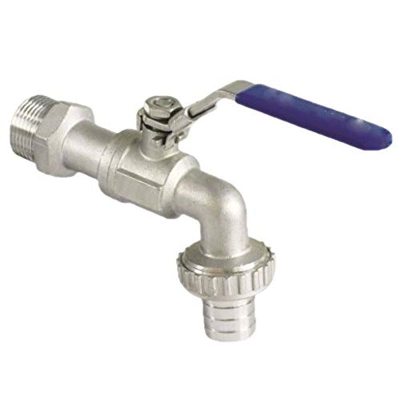 Ball Tap Stainless Steel (V4A) with Blue Lever Handle - Online ...