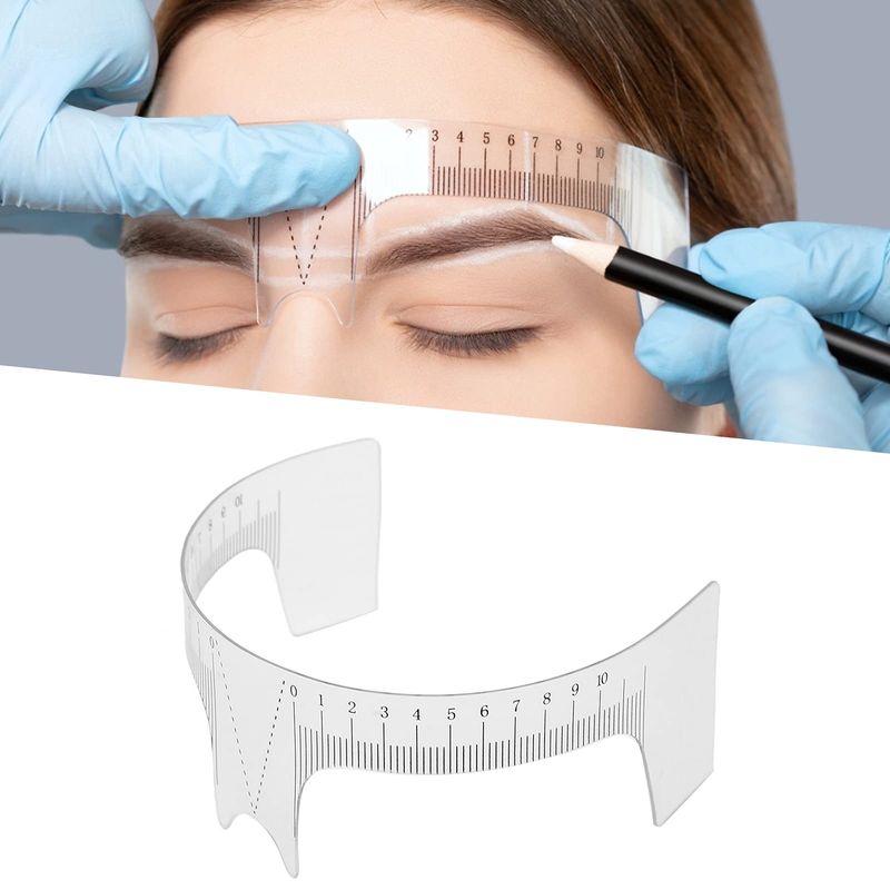 Professional Eyebrow Positioning Ruler Microblading Brow Shape Design ...
