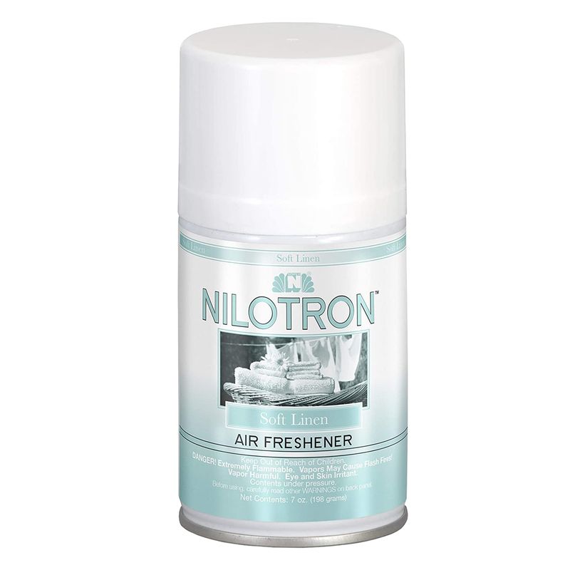 Nilodor Soft Linen Nilotron 7 oz. Metered Aerosol Refill, (05426 ...