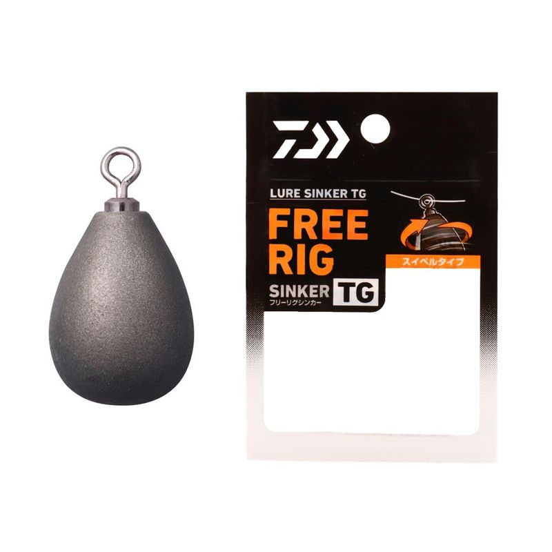 DAIWA Tungsten Sinker Lure Sinker TG Free Rig R 0.2 oz (5 g) (3/16 oz ...