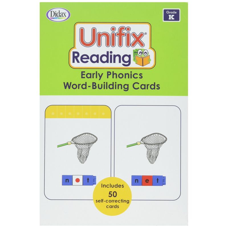 Didax Unifix Reading: Early Phonics Word-Building Cards Small - Online ...