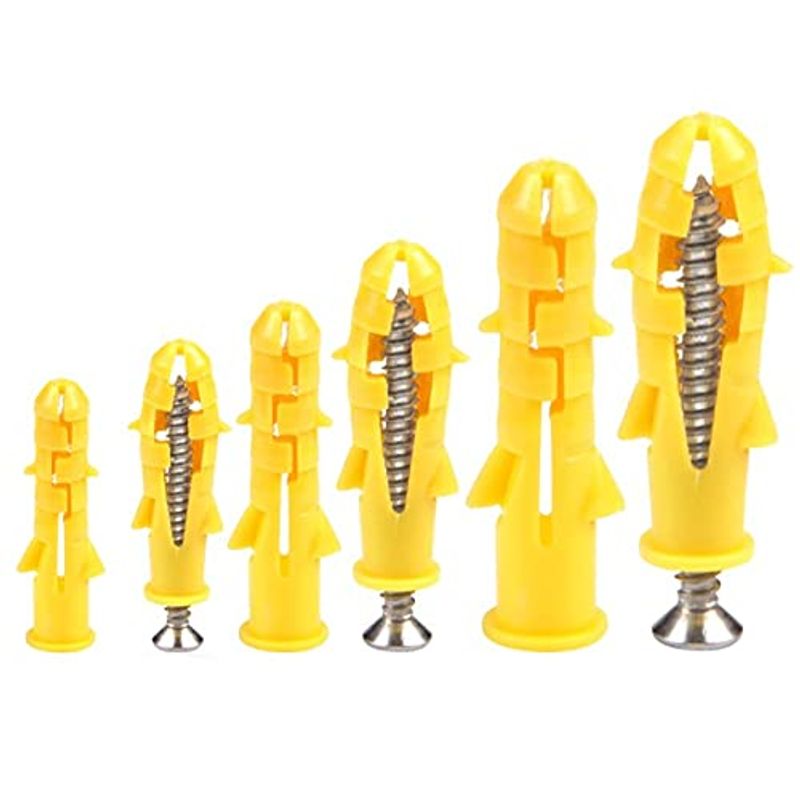 Drywall Anchor kit,40 Pieces M6x80mm Self-Drilling Drywall Anchor with ...