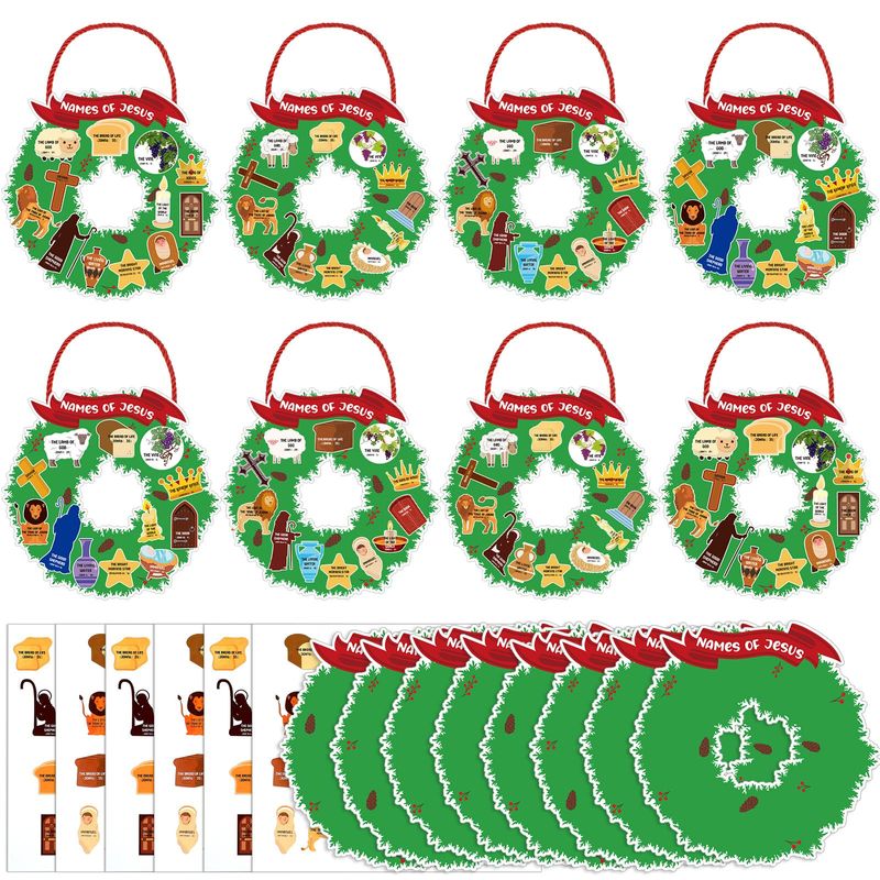 Geetery 24 Pack Sunday School Religious Crafts for Kids Names of Jesus ...