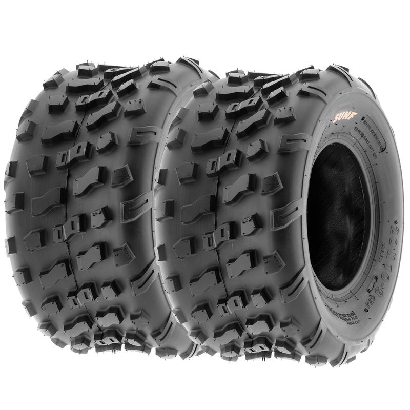 Pair of 2, 20x10-9 20x10x9 Quad ATV All Terrain AT 6 Ply Tires A022 by ...