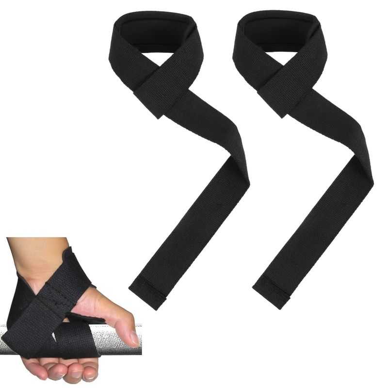 RICISUNG Wrist Strap for Strength Training, Anti-Slip Grip Aid ...
