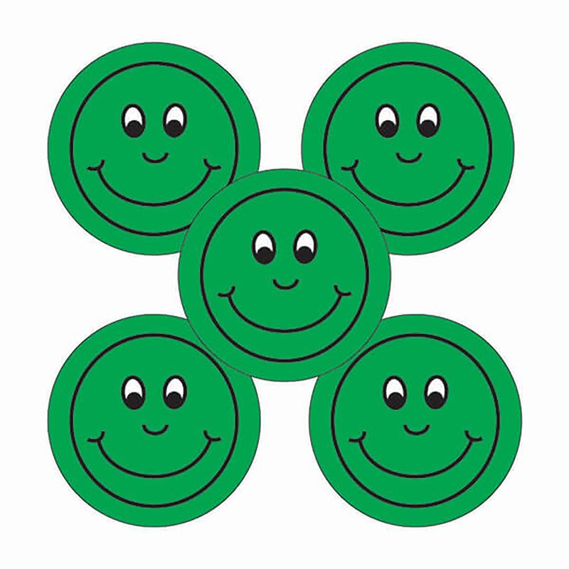 350 Green Smiley Face Behaviour Traffic Light Childrens Pupils School ...