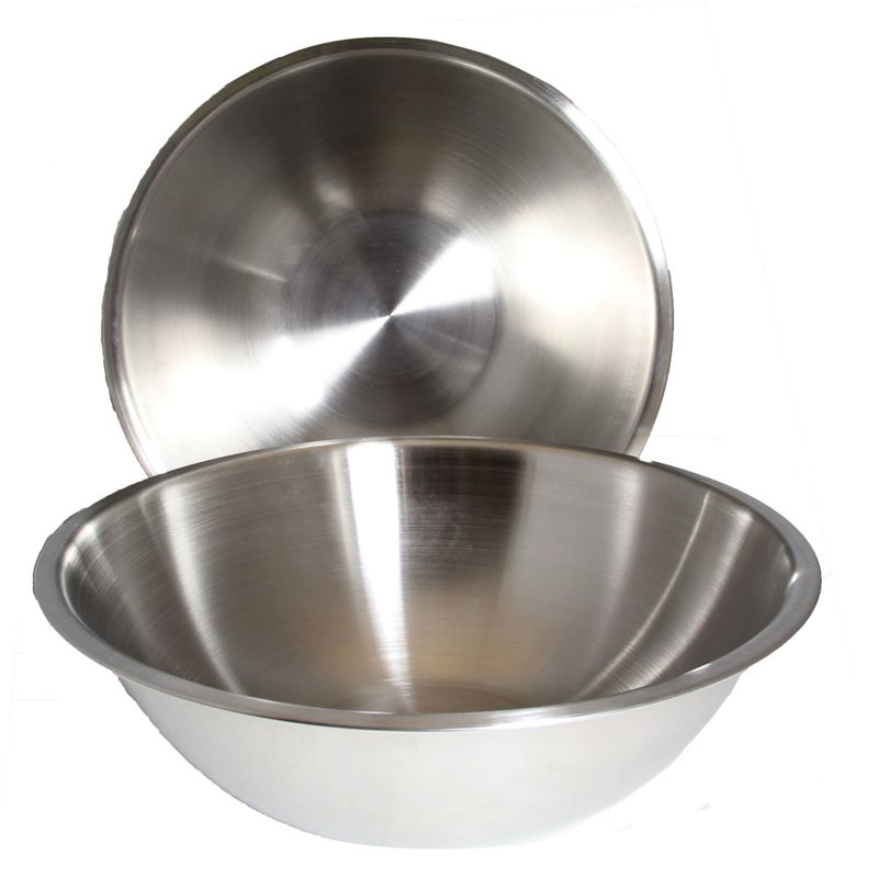8 Quart, Set of 2, Mixing Bowls, Stainless Steel, Professional Chef ...