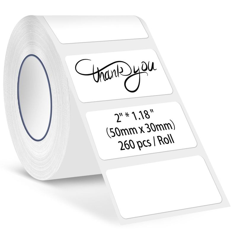 Rongta Label Tape for R22, Standard Laminated Thermal Label Tape ...