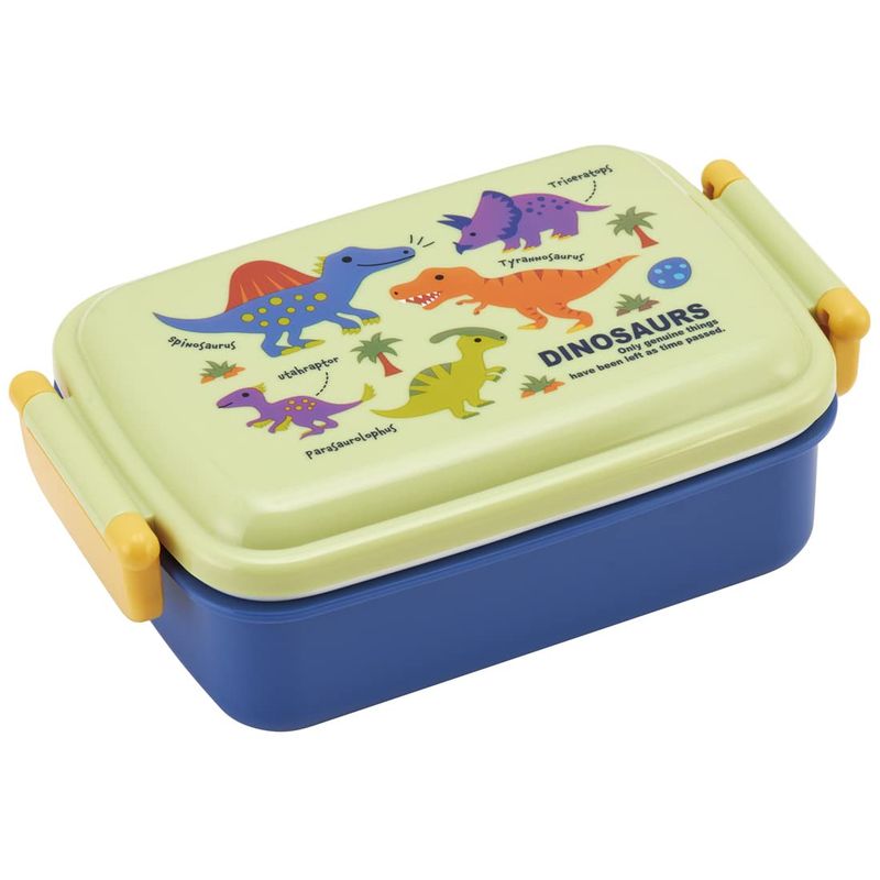 Skater RBF3ANAG-A Lunch Box, 15.9 fl oz (450 ml), Dinosaurus, Picture, Antibacterial, For Kids ...