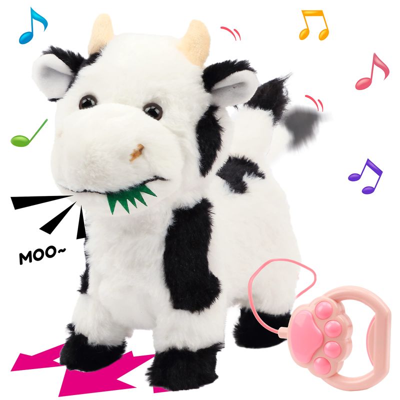 Hopearl Walking Cow Interactive Electronic Pet Singing Toy Remote ...