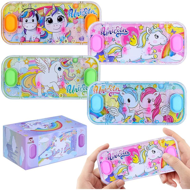 SevenQ Handheld Water Games for Girl, 4 Packs Cute Theme Water Toss ...