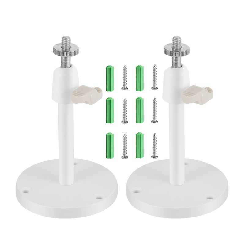 Security-01 2-Pack Metal Adjustable Universal Wall Ceiling Mounts ...