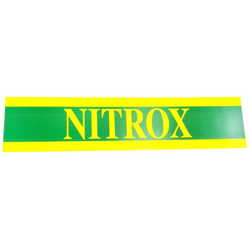 25" X 6" Nitrox Sticker Decal Tank Wrap Scuba Diving Enriched Air ...