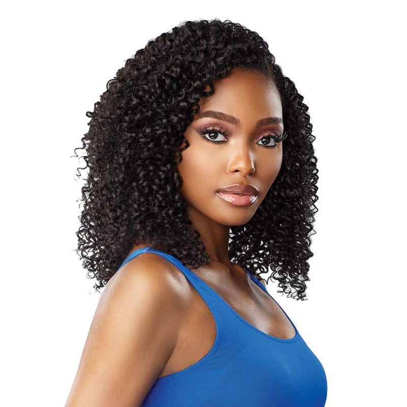 Sensationnel Curls Kinks & CO Textured Clip In Human Hair Blend Hair ...
