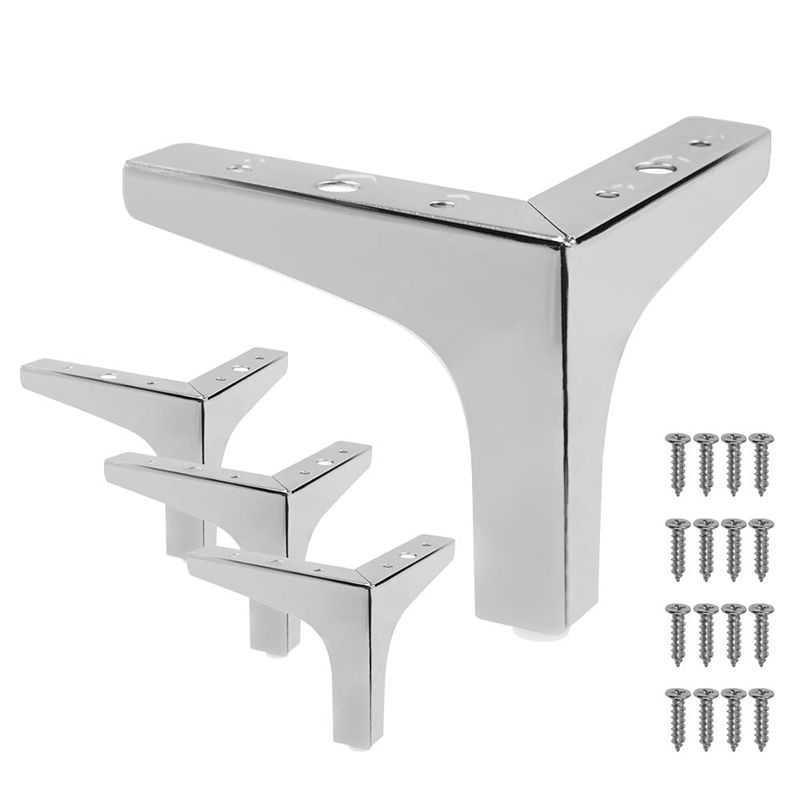 Cjueiom 13cm / 5 Inch Metal Furniture Legs Set of 4, Heavy Duty ...