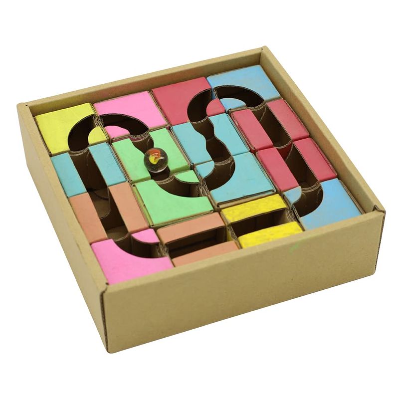 Craft Kit, Cardboard Block Maze, Stroke 4 x 4 / Cardboard, Handmade ...
