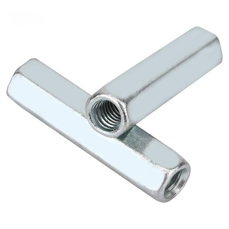 Jadeshay Nut Fastener for Bolt Screw,5pcs Long Rod Nut Hex Hexagonal ...