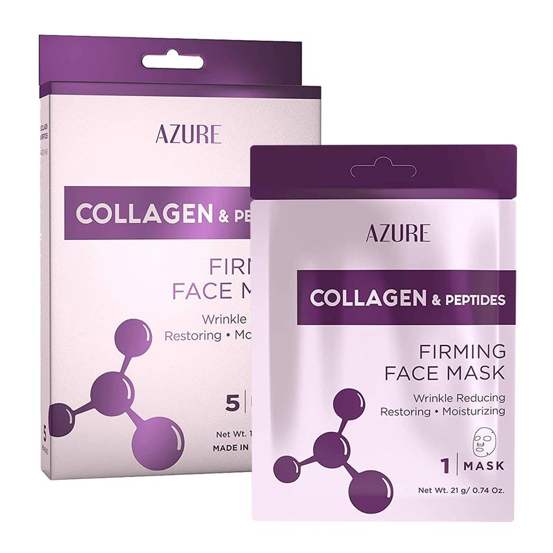 AZURE Collagen & Peptides Lifting Sheet Facial Mask - Restoring ...