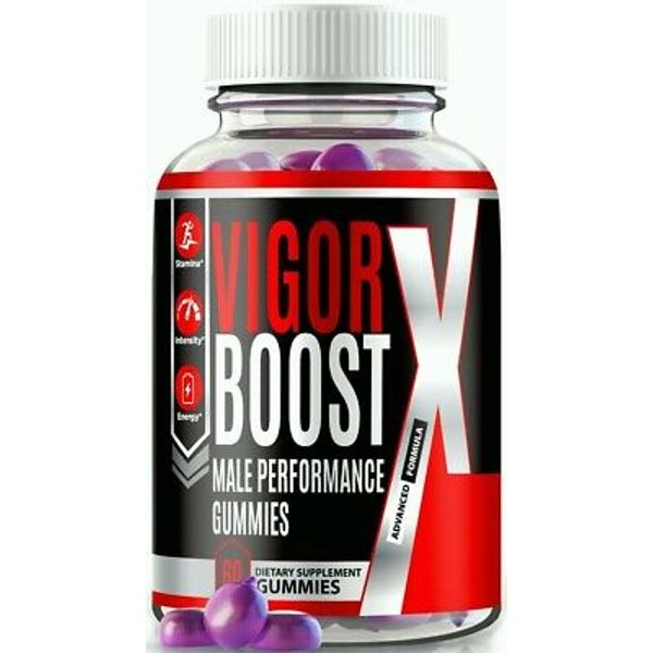Vigor Boost X Gummies for Men, Male Performance Gummy for Stamina 60ct ...