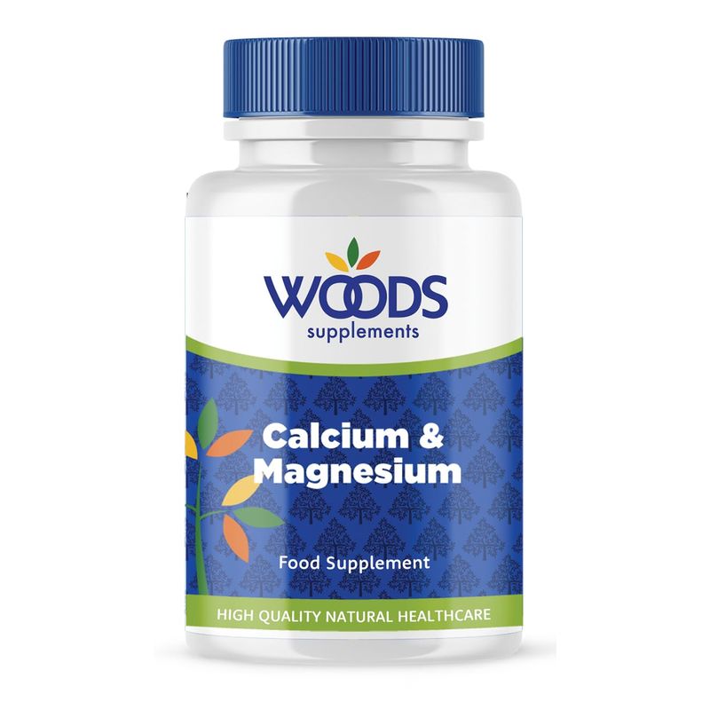 Calcium & Magnesium Tablets from Woods Supplements | Each tablet ...