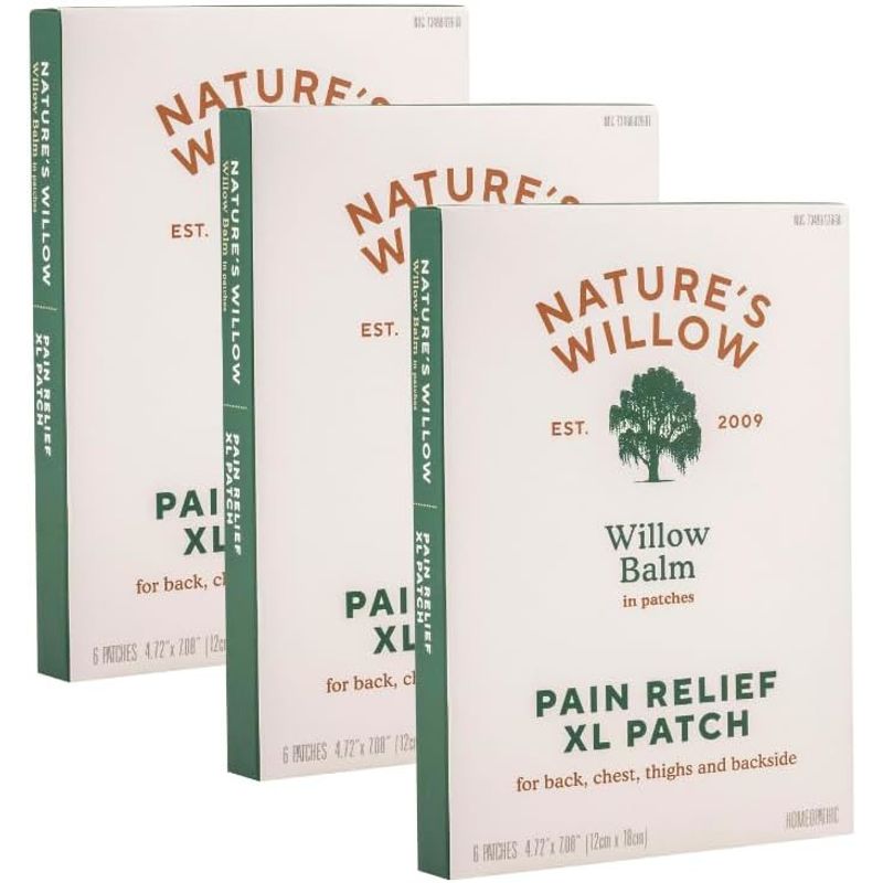 Nature's Willow Fast-Acting Willow Balm Natural Relief Patches for Help ...