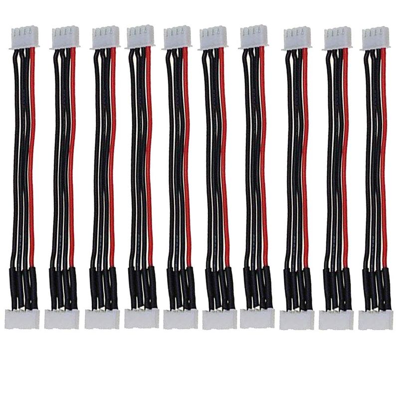 Yiqigou 10pcs 15cm JST-XH 3S 4Pin Connector Adapter Plug Wire Balance ...
