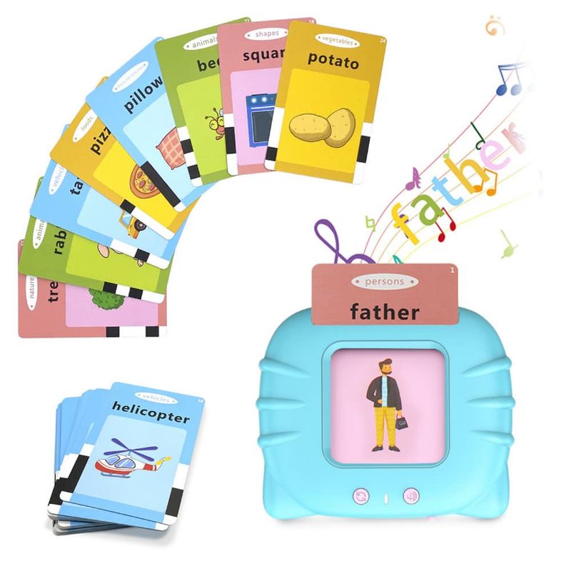Bcamelys Talking Flash Cards for Toddlers 2-4 Years, Educational Toys 1 ...