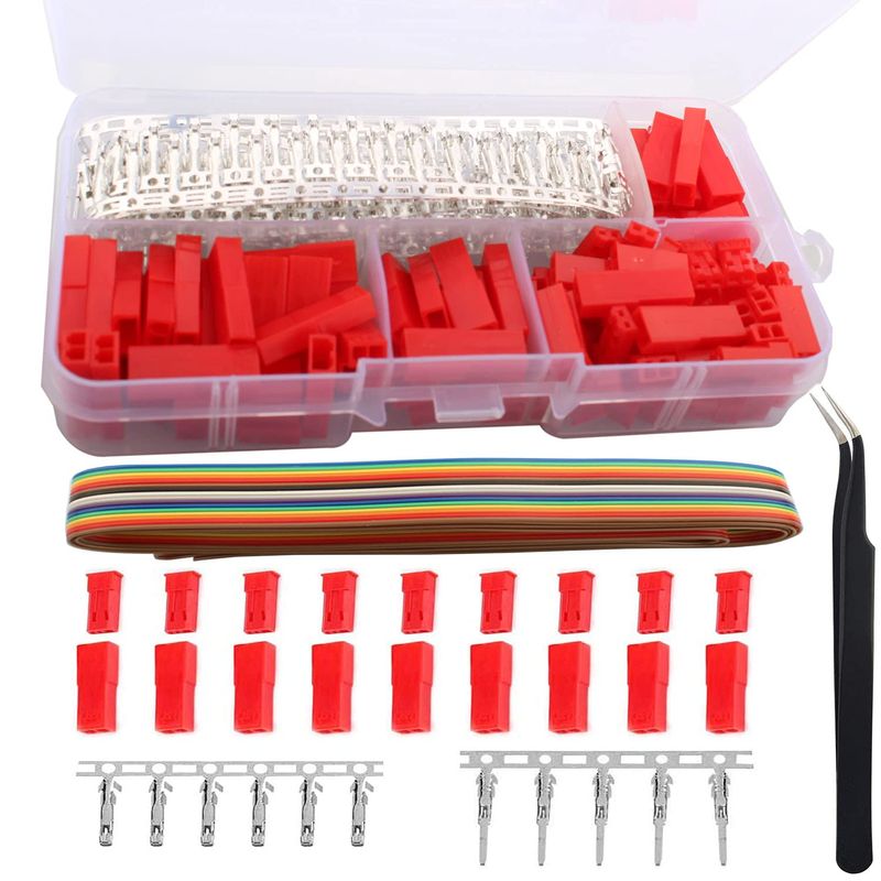 RUNCCI-YUN 60 Sets 360Stück JST-SYP Steckverbinder Kit，2.54mm JST ...