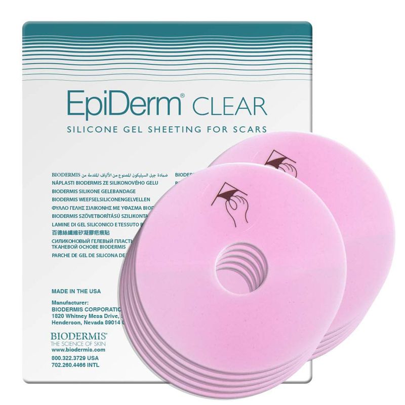 Biodermis Epi-Derm Silicone Gel Sheet for Scars, Ideal for Areola ...