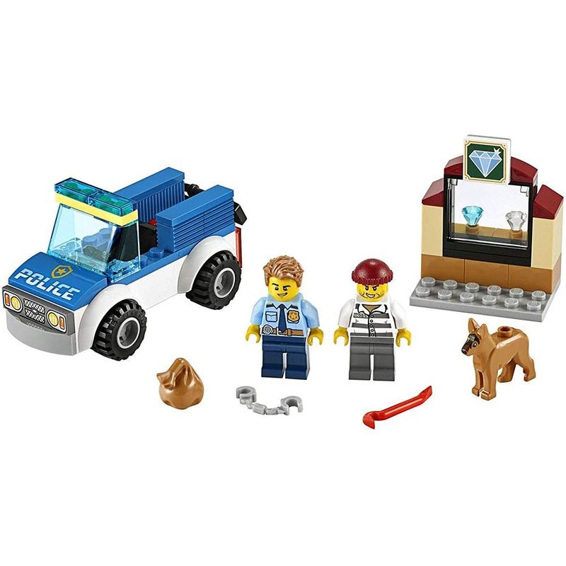 LEGO City Police Dog Unit 60241 Police Toy, Cool Building Set for Kids ...