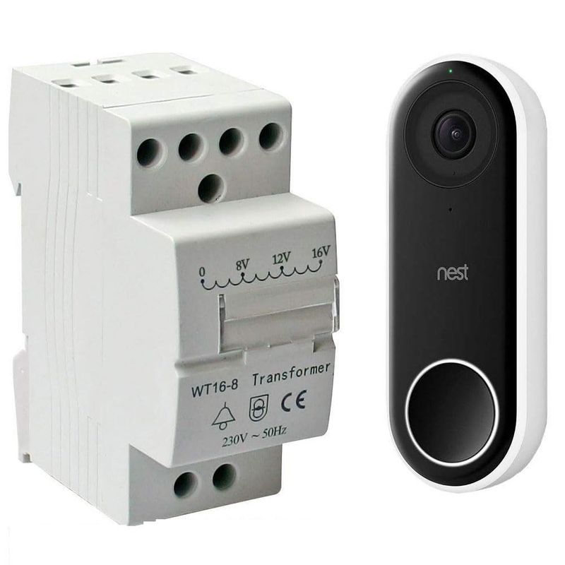 16v Transformer BT8-16 8VA for Nest Hello Doorbell 16 Volt - Designed for Nest Hello Door Bell ...