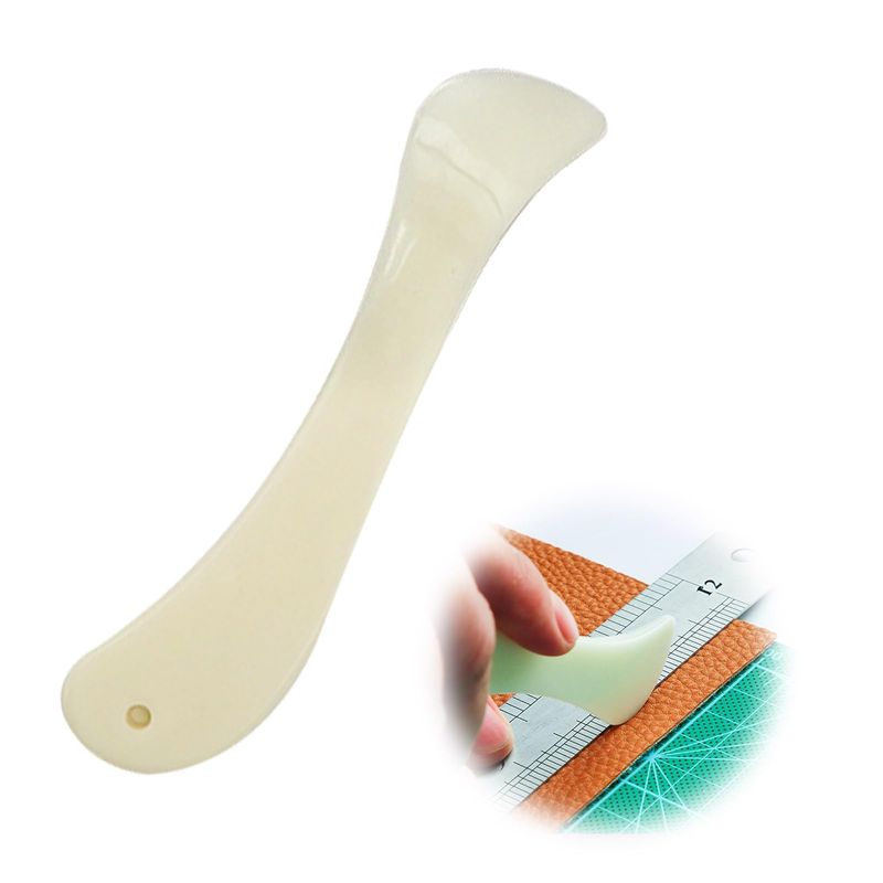 TVETE Crease Spatula Creasing Tool Leather Folding Tool [Plastic ...