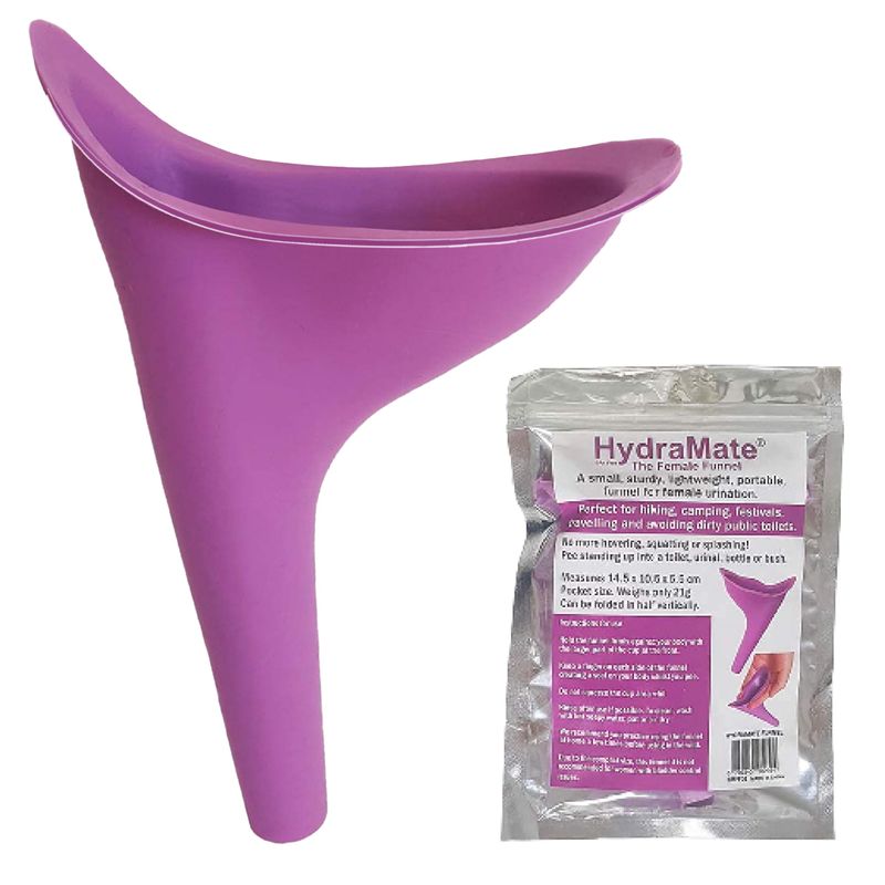 HydraMate Wee Travel Female Urinal Funnel For Women. Sturdy, Small ...