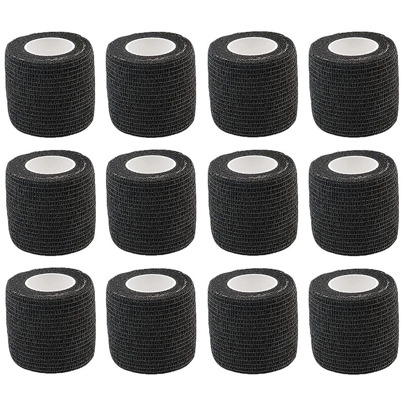 MIUXIA 12PCS Tattoo Grip Tape - Tattoo Tape Tattoo Gun Wrap Tattoo Grip ...