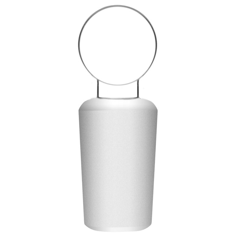 stonylab Glass Solid Stopper, 1-Pack Borosilicate Glass Stopper for 24/ ...