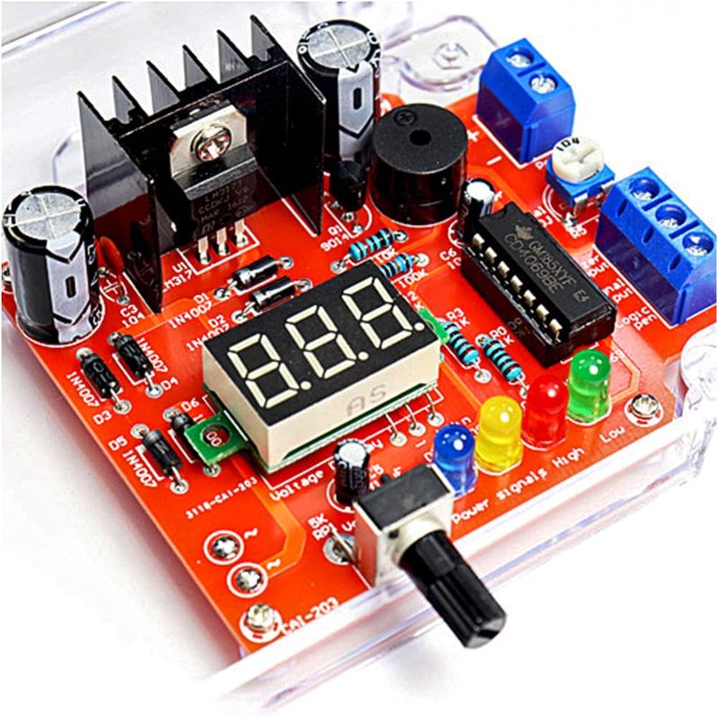 DollaTek Soldering Project Kit Adjustable Voltage Regulator Kit AC 220V ...